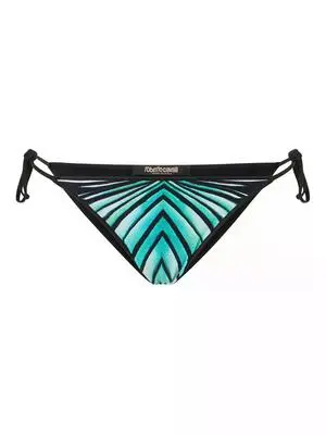 Roberto Cavalli Ray Of Sea Print Bikini Bottom - Blue