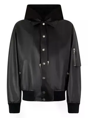 Roberto Cavalli Leather Bomber Jacket