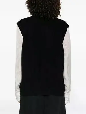 Frenckenberger Sleeveless Open-front Cashmere Cardigan