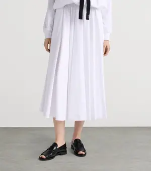 Prada Cotton Reversible Maxi Skirt