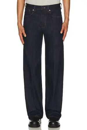 Givenchy Wide Leg Denim Jeans - Dark Blue