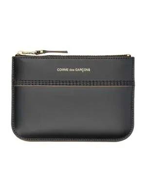 Comme Des Garçons Comme Des Garçons Triple Stitch Leather Pouch - Black