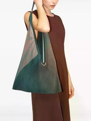 MULTITUDES BAGS Pleated Panel Tote Bag - Green