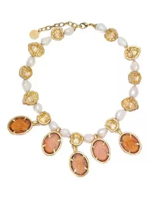 Roberto Cavalli Stone-embellished Necklace