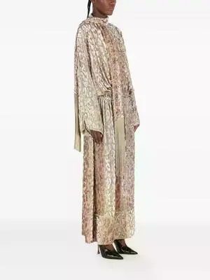 Roberto Cavalli Animal-print Maxi Day Dress