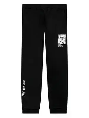 Helmut Lang Logo-print Joggers - Black