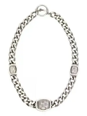 Roberto Cavalli Monogram Chain Necklace
