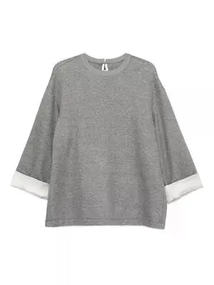 Carven Contrasting-cuff Top