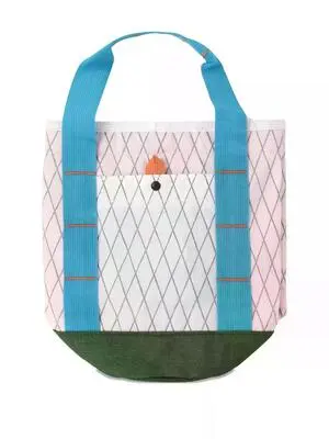 BRAIN DEAD Diamond-pattern Tote Bag