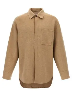 JW Anderson Wool Overshirt - Gray