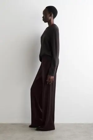 Cos Satin Wide-leg Pants