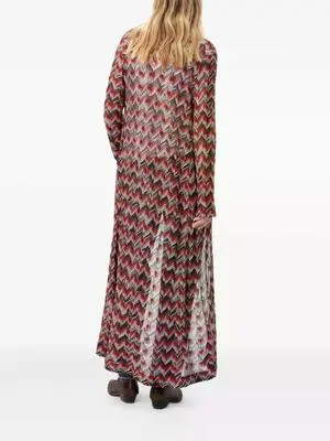 Missoni Chevron-pattern Maxi Cardigan
