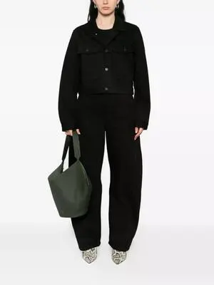 LEMAIRE Button-fastening Flap-pocket Jacket - Black