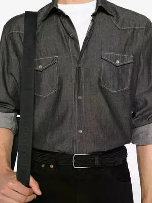 BARBA NAPOLI Cotton Pocketed Shirt