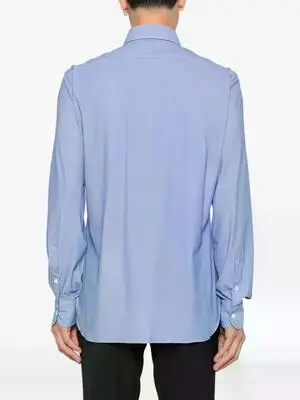 BARBA NAPOLI Long Sleeve Shirt - Blue