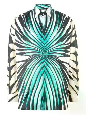 Roberto Cavalli Printed Button-up Shirt
