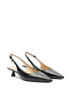 STUART WEITZMAN 35mm Sculpt Slingback Pumps - Black