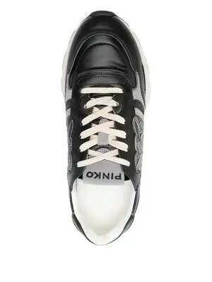 Pinko Leather Logo-detail Sneakers