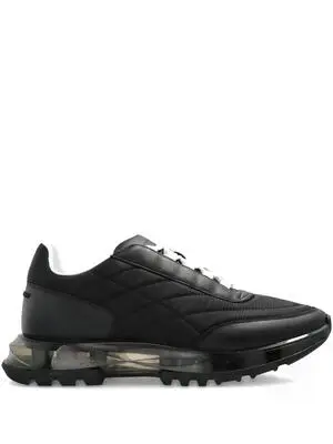Givenchy Quilted Transparent-sole Sneakers - Black