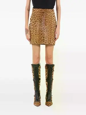 Roberto Cavalli Leopard-print Mini Skirt
