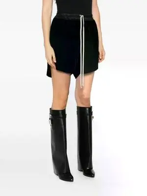 Rick Owens Drawstring Straight-hem Shorts