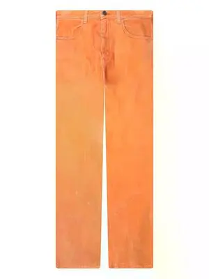 Marni Five-pocket Wide Leg Jeans - Orange