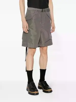 Sacai Belted Cargo Shorts