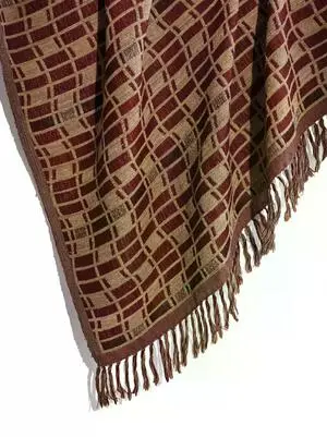 SOHO HOME Erin Geometric-pattern Fringed Throw