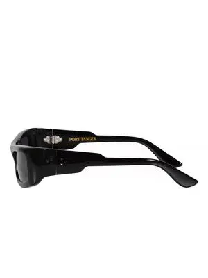PORT TANGER Daryan Rectangle-frame Sunglasses - Black