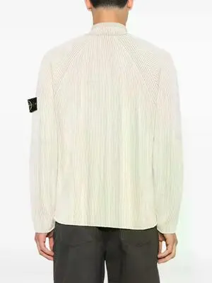 Stone Island Ribbed Zip-neck Sweater