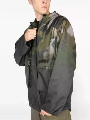 ARKAIR Camouflage Print Half-zip Jacket