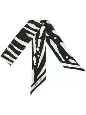 Dolce & Gabbana Zebra-print Twill Headscarf