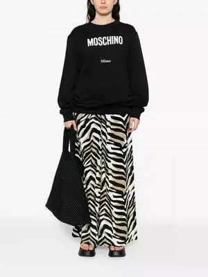Moschino Print Crewneck Sweatshirt