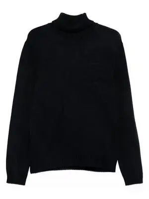 ZANONE Turtleneck Wool Sweater - Blue