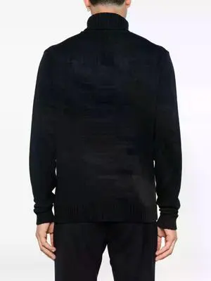 ZANONE Turtleneck Wool Sweater - Blue