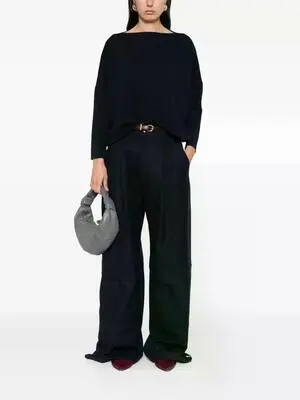 DANIELA GREGIS Boat-neck Wool Sweater
