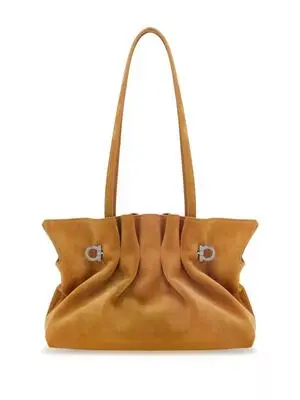 FERRAGAMO Small Soft Shoulder Bag - Brown