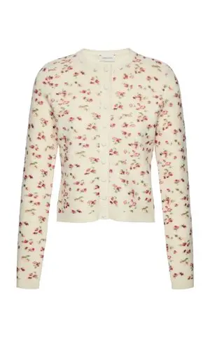 MAGDA BUTRYM Wool-Silk-Cashmere Blend Cardigan