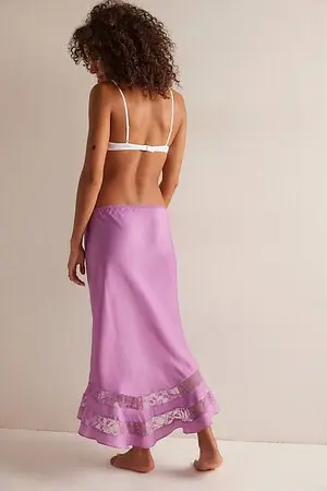 Free People Long Lost Lover Maxi Slip Skirt - Butterfly Tree