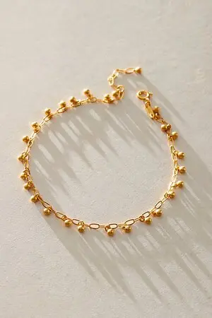 SATYA JEWELRY Joyful Journey Anklet - Gold