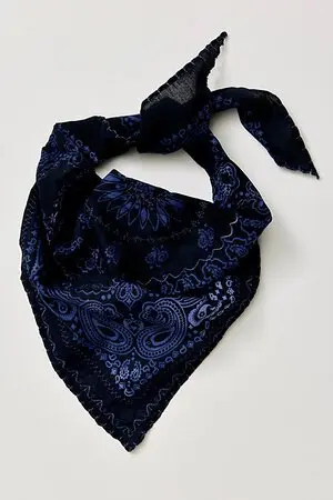 CURRIED MYRRH Freebird Hair Scarf - Black