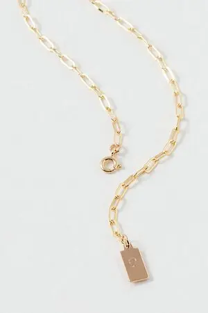 OXB JEWELRY OXB Jewelry Sweatproof Monogrammed Convertible Chain Gold Q