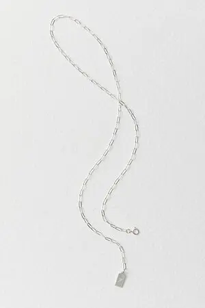 OXB JEWELRY OXB Jewelry Sweatproof Monogrammed Convertible Chain Silver F