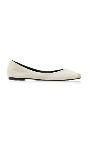 Jacquemus The Ovalo Leather Ballet Flats