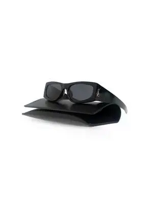 Saint Laurent Logo Rectangle-framed Sunglasses
