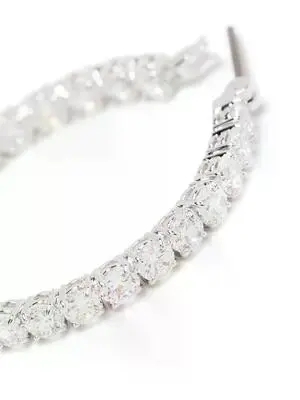 SWAROVSKI Matrix Hoop Earrings With Crystal Embellishment