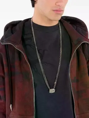 Roberto Cavalli Monogram Double-chain Necklace