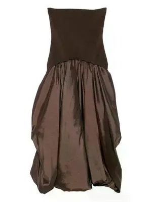 Simkhai Izzy Midi Dress - Brown