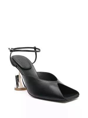 A.W.A.K.E. Mode 100mm Curved-heel Open-toe Mules