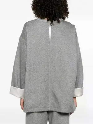 Carven Contrasting-cuff Top